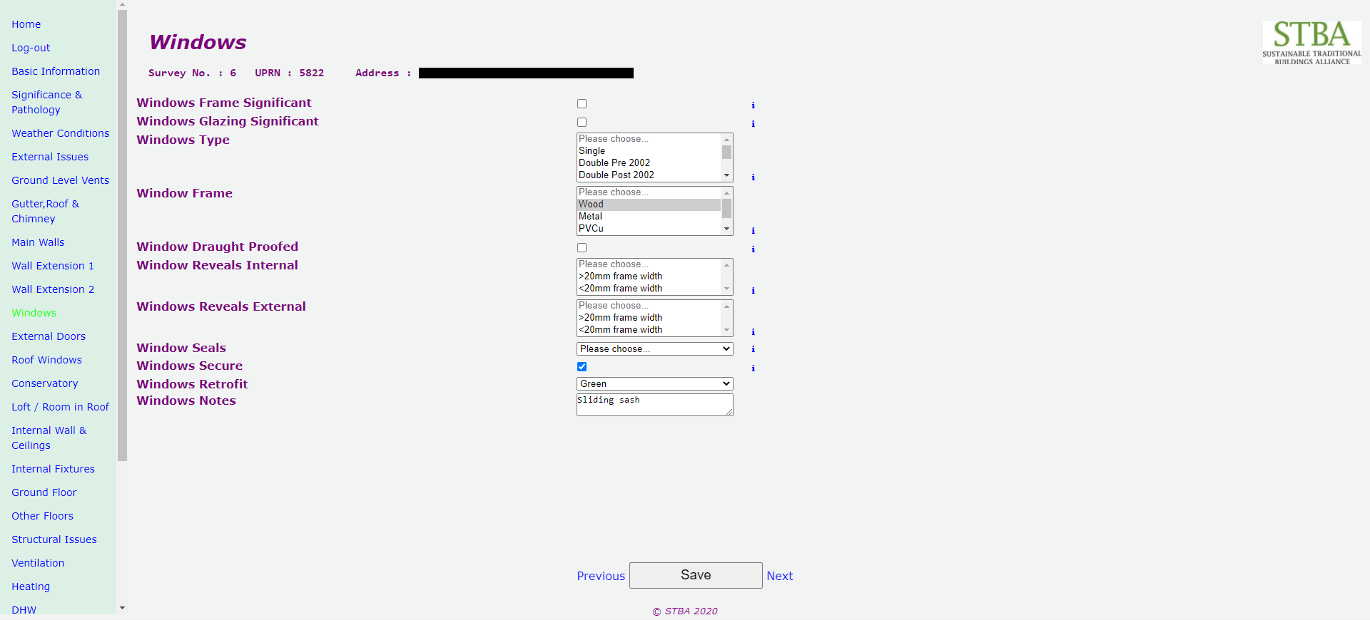 STBA Survey Tool - STBA