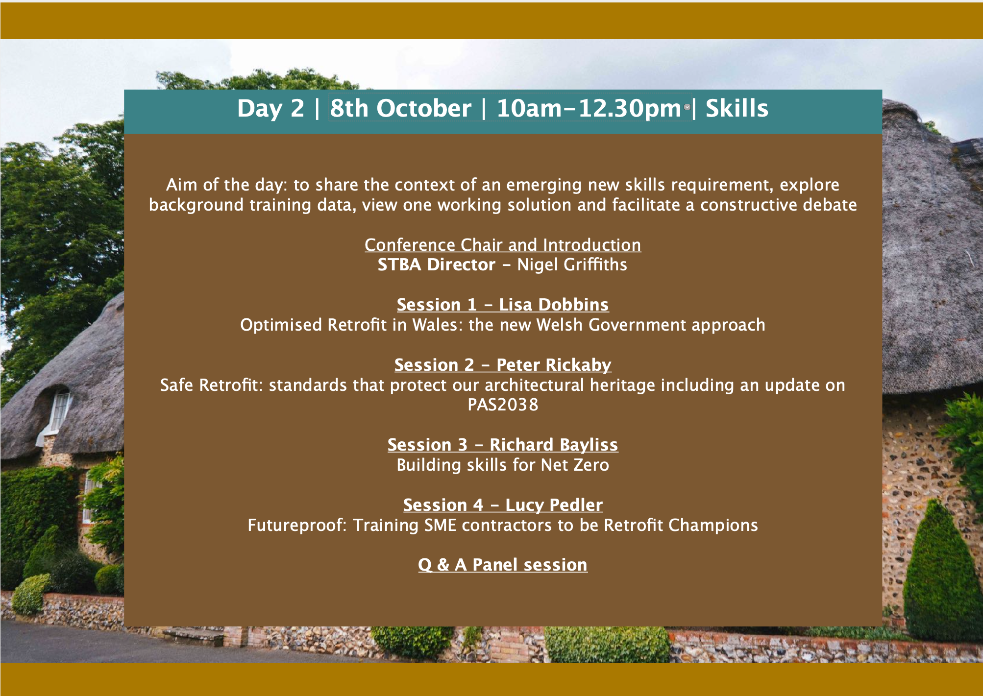 Day 2 Skills – STBA