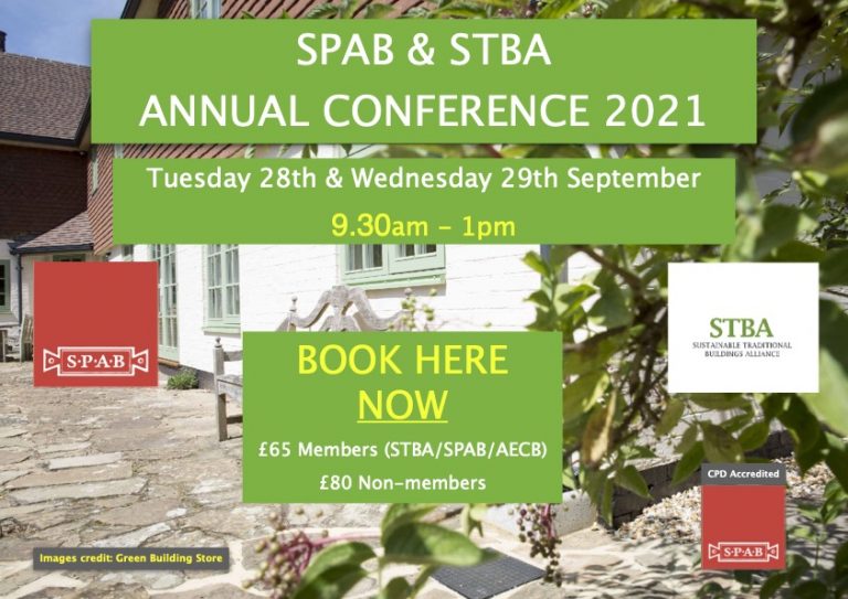 SPAB / STBA Conference 2021 - STBA